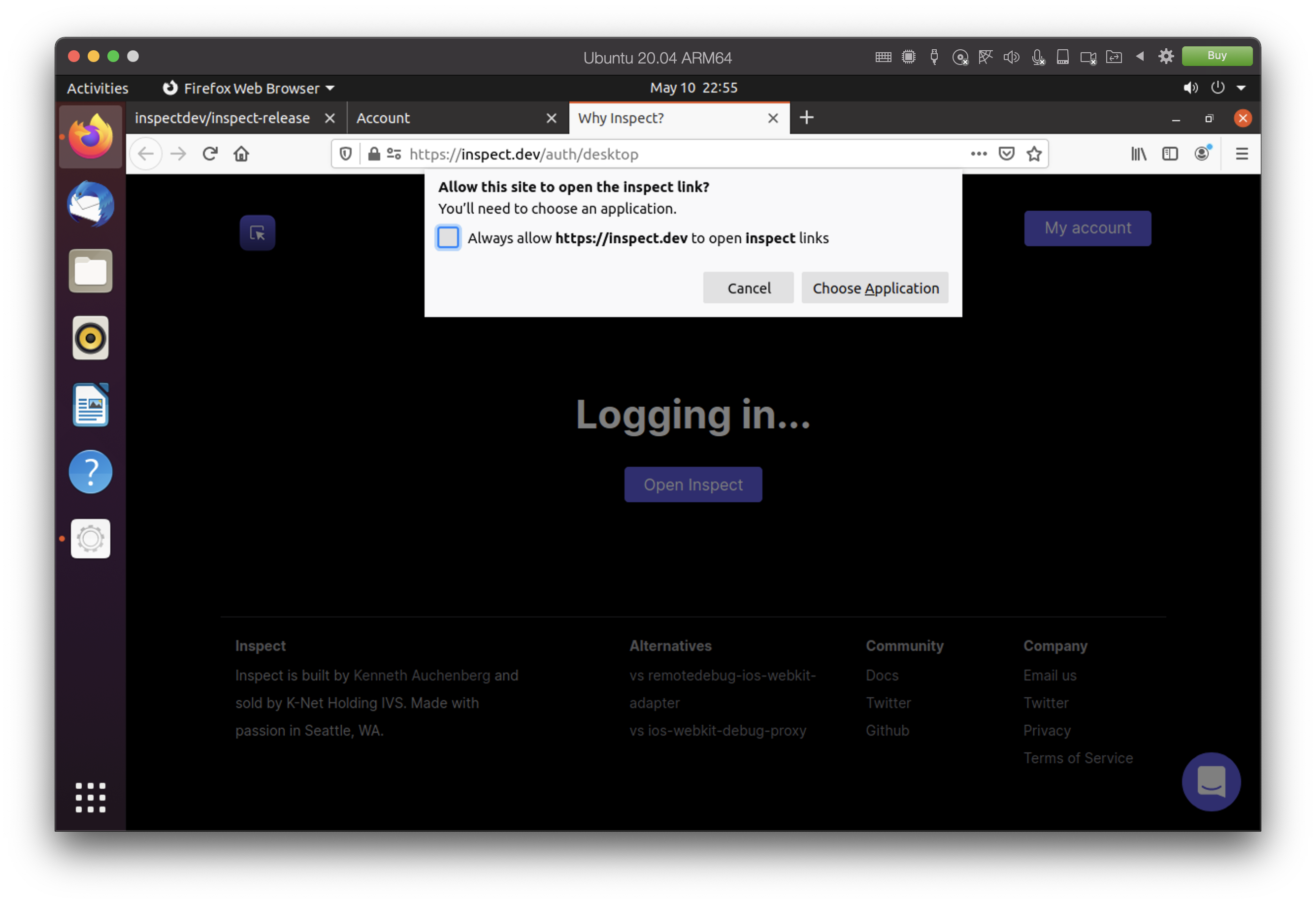 Add Linux support · Issue #33 · inspectdev/inspect-issues · GitHub