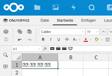 emojis not displayed correctly in excel · Issue #759 · ONLYOFFICE/DocumentServer · GitHub