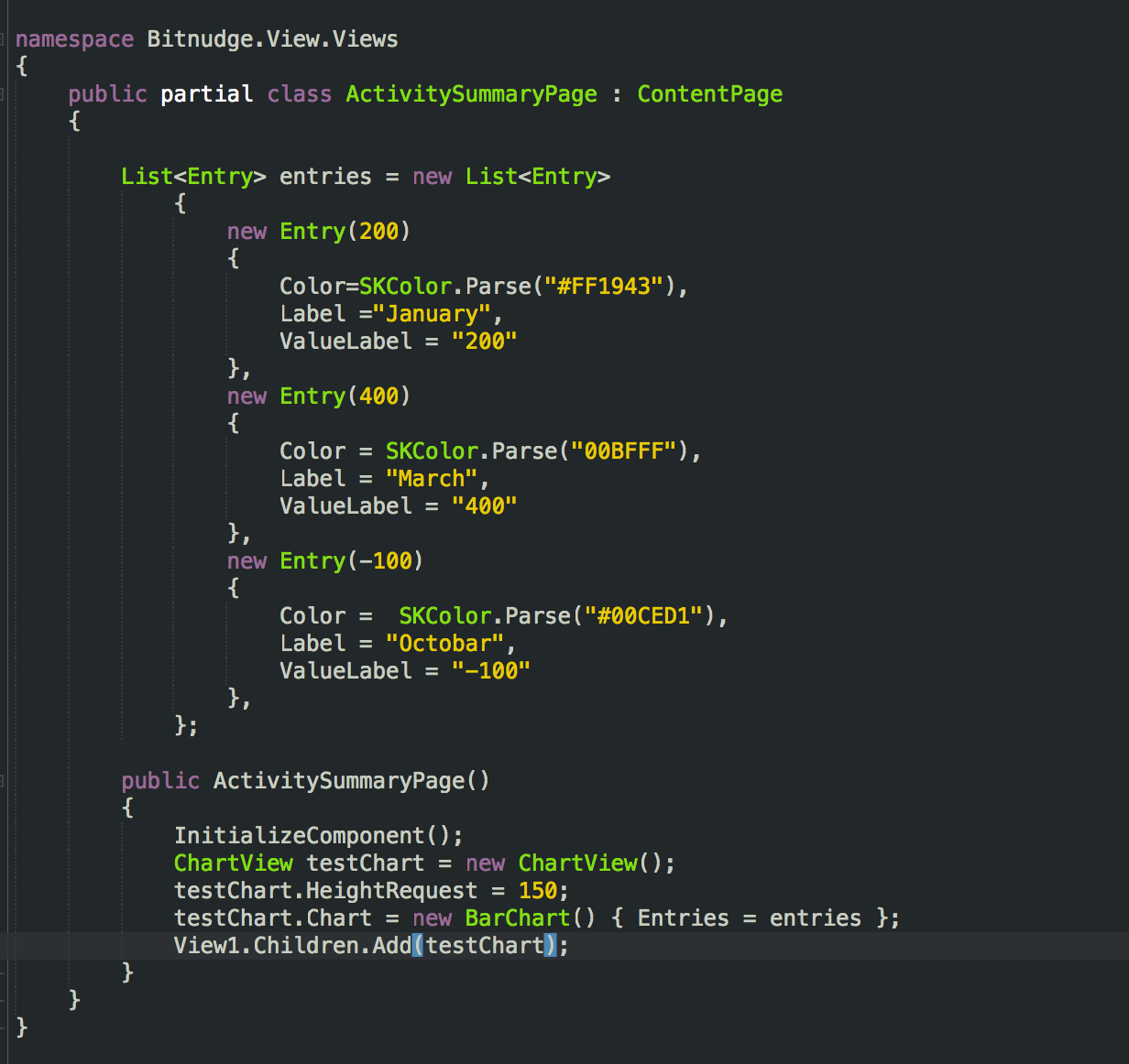 "Invalid Cast Exception" ...all of a sudden · Issue #54 · microcharts-dotnet/Microcharts · GitHub