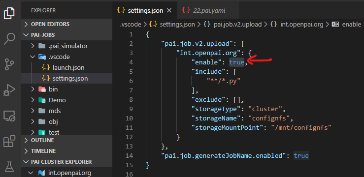 source upload error when submit v2 job from vscode · Issue #4417 · microsoft/pai · GitHub
