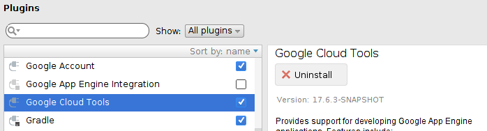Missing app engine standard framework option from menu · Issue #1203 ...