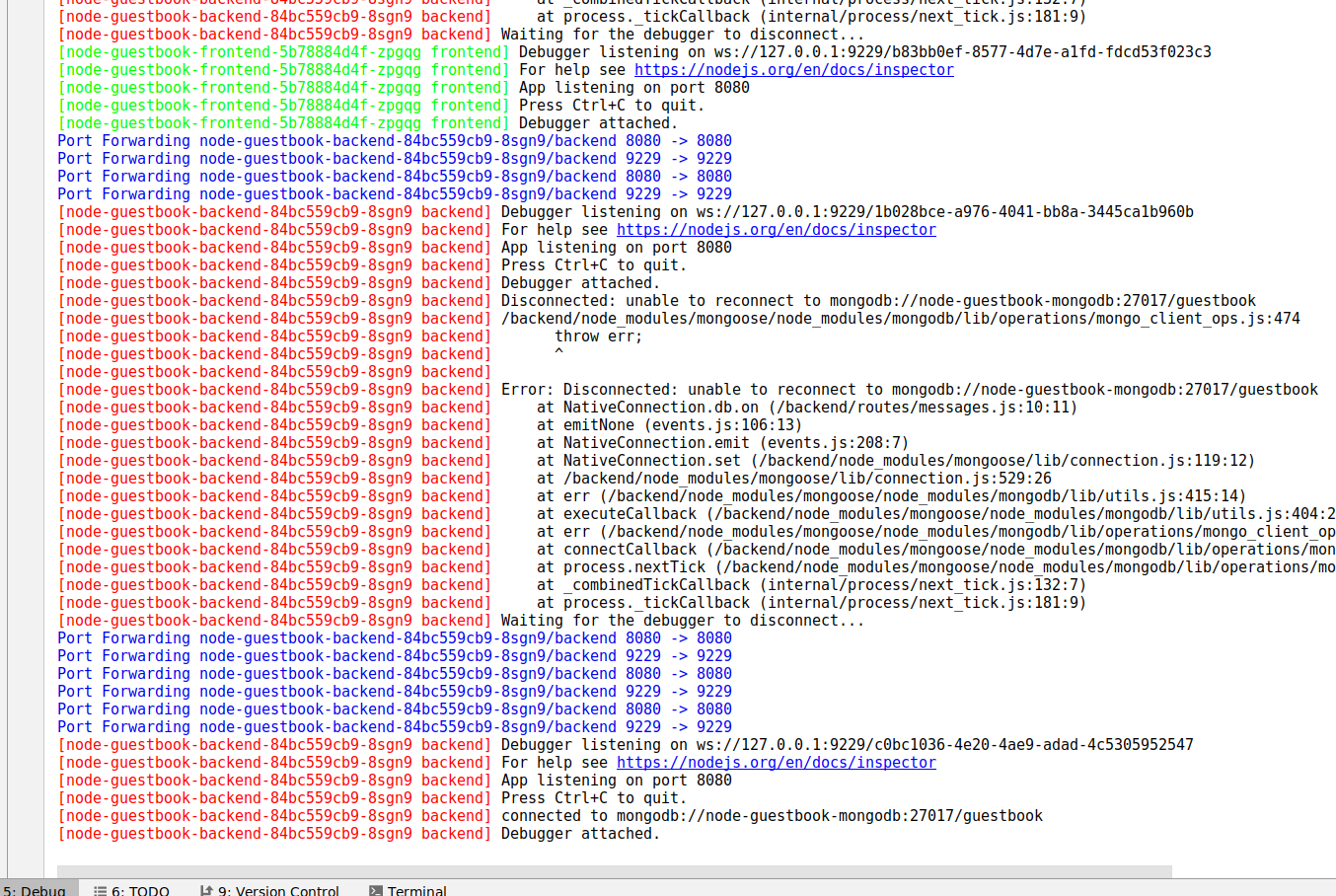 Do not connect debugger more than once to the same debug port · Issue #2572 ...