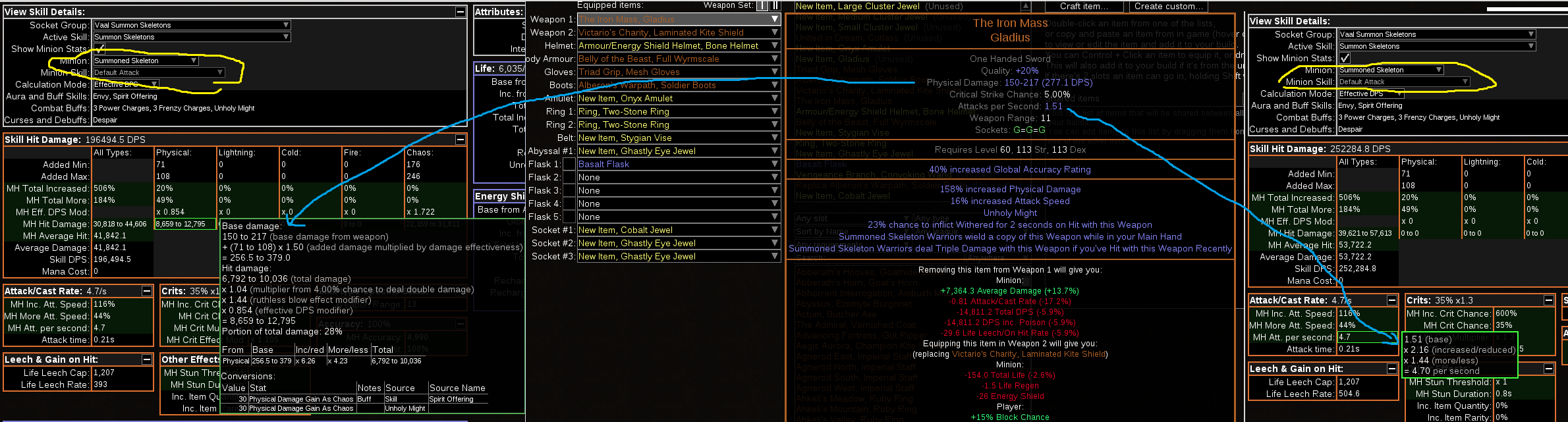 Iron mass is not equipped by skeletons · Issue #1535 ...