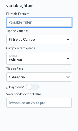 Cause "WHERE table LIKE %%" from a variable filter · Issue #9427 · metabase/metabase · GitHub
