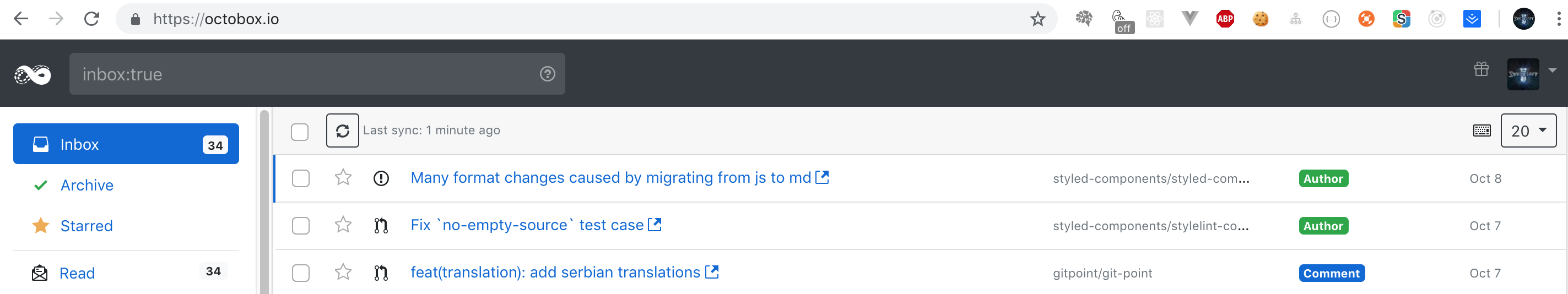 Seems Failed To Sync Issue 1185 Octobox Octobox Github