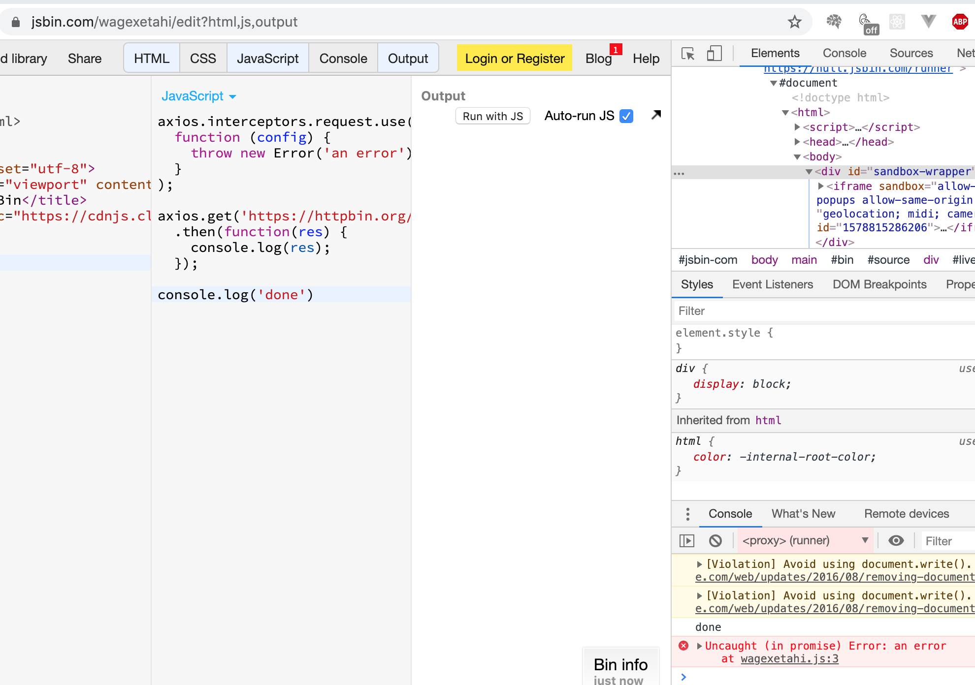 exceptions in interceptor definition are silently swallowed · Issue ...