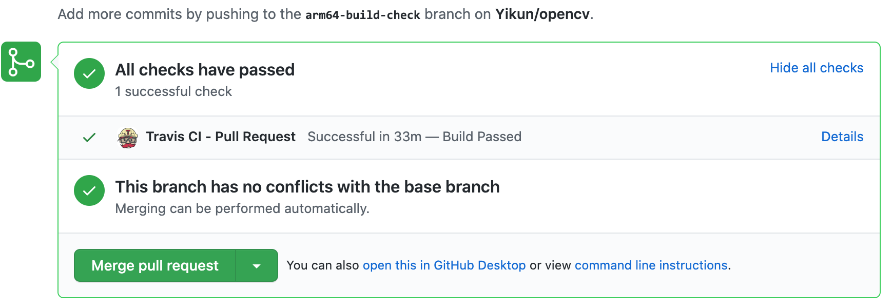 Question about OpenCV ARMv8 build validation · Issue #17951 · opencv ...