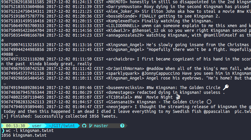 [BUG] Count · Issue #207 · twintproject/twint · GitHub