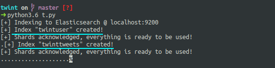 [QUESTION] Elasticsearch feeding · Issue #150 · twintproject/twint · GitHub