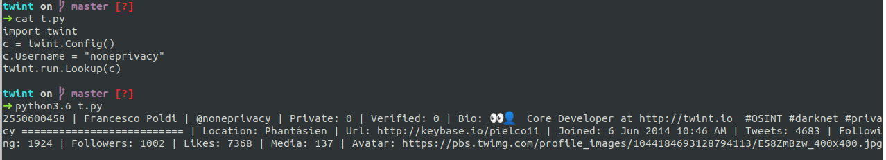 User bio is no more returned, 'NoneType' object is not subscriptable [x] get.User · Issue #326 ...