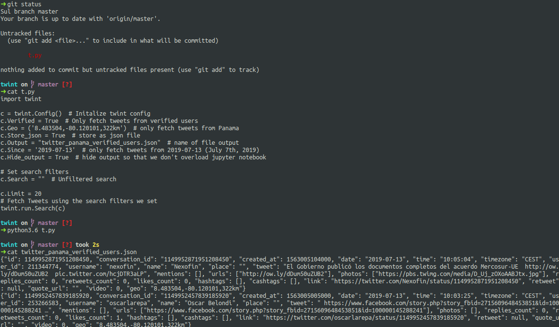'Config' object has no attribute 'Popular_tweets' · Issue #472 · twintproject/twint · GitHub