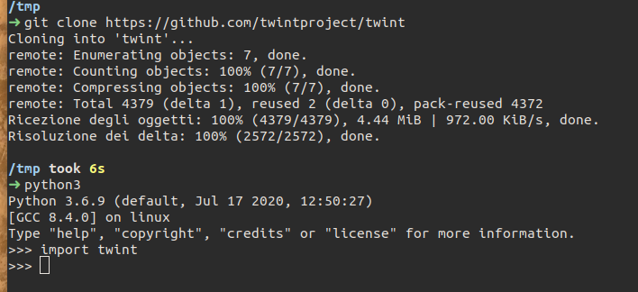 Question: Where is Twint saved when I install it? · Issue #937 · twintproject/twint · GitHub