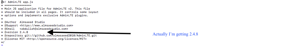 2.4.8 version getting from NPM · Issue #2124 · ColorlibHQ/AdminLTE · GitHub
