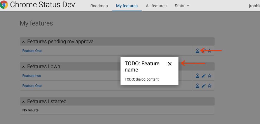 Outline the implementation of the approvals dialog by jrobbins · Pull Request #1596 ...