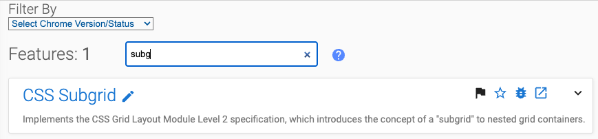 Searching for Feature Entries · GoogleChrome/chromium-dashboard Wiki · GitHub