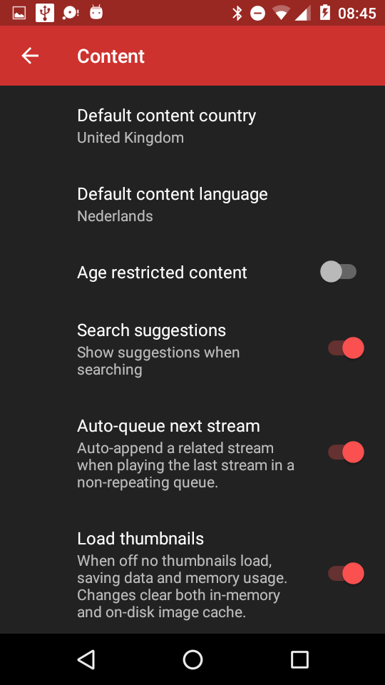 Settings layout broken · Issue #1866 · TeamNewPipe/NewPipe · GitHub