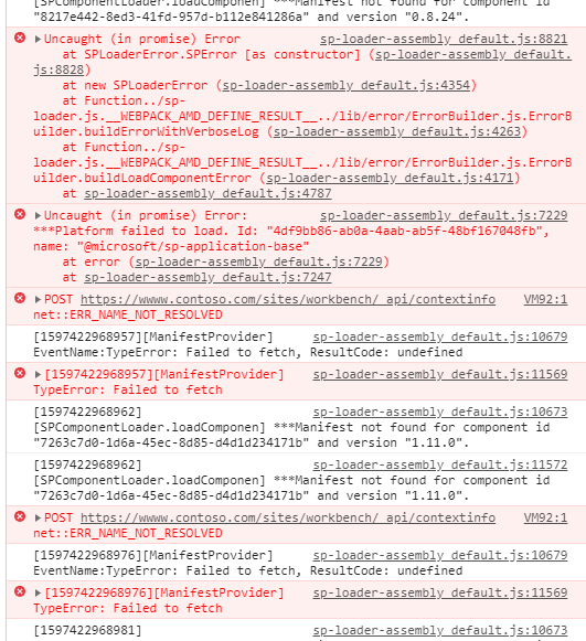 Manifest not found for component id - sp-loader-assembly · Issue #6170 · SharePoint/sp-dev-docs ...