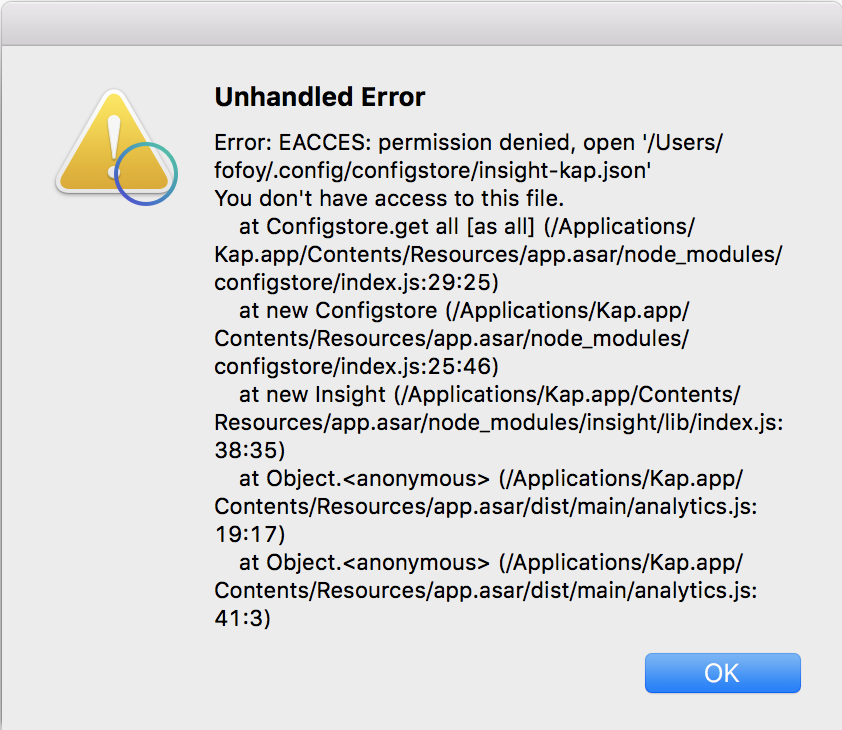 macOS - Kap 2.0.0 - Can't start due to permission error · Issue #411 · wulkano/Kap · GitHub