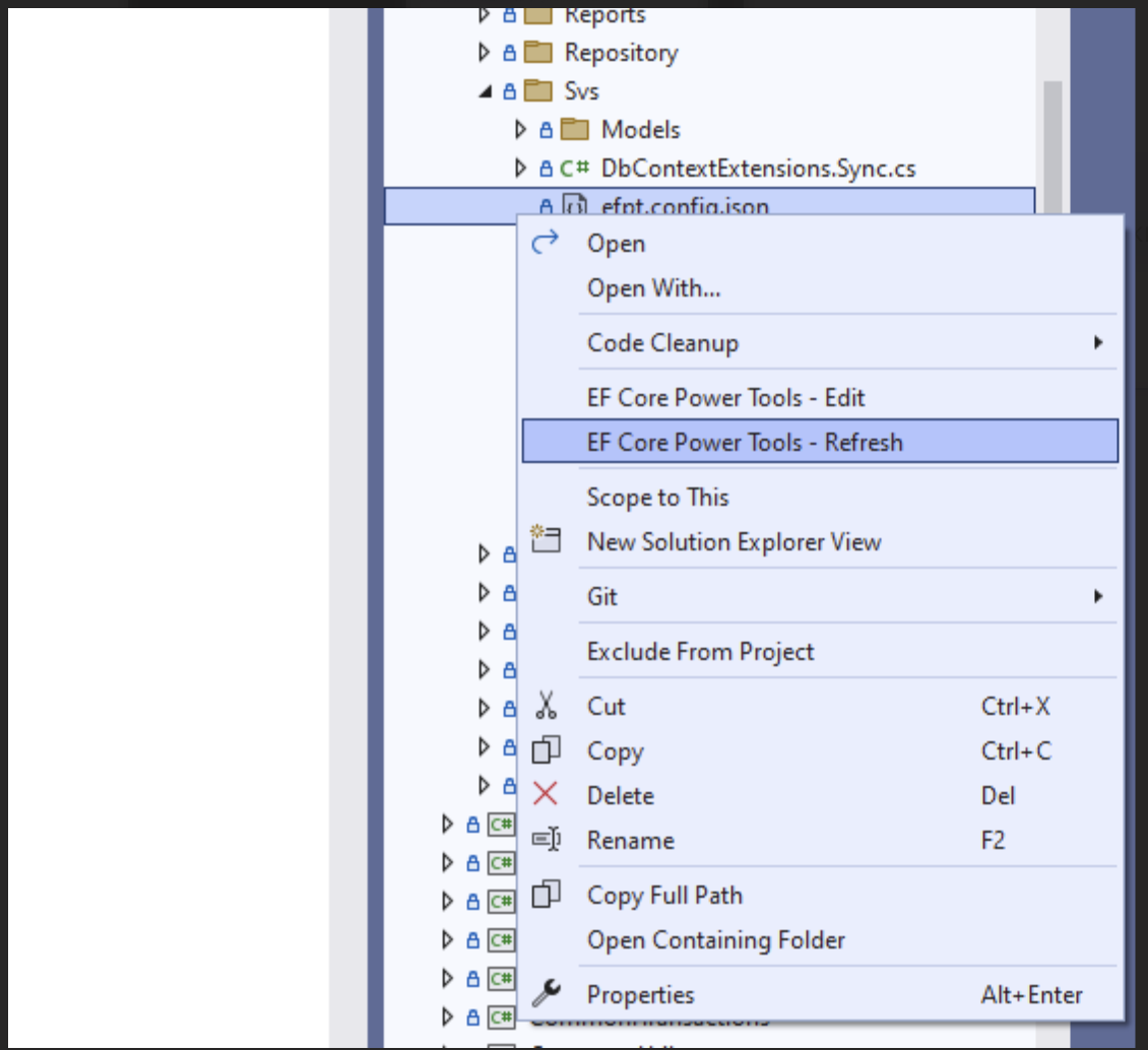 Question: Refresh model via CLI · Issue #1566 · ErikEJ/EFCorePowerTools · GitHub
