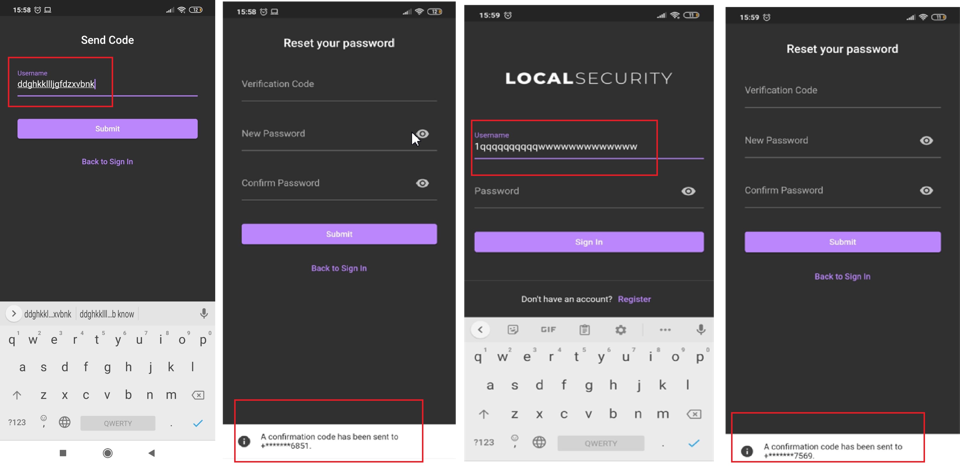 [Forgot your password] Incorrect warning message is provided for the ...