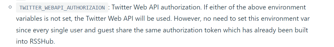 推特web-api相关说明和文档好像没有 · Issue #9146 · DIYgod/RSSHub · GitHub