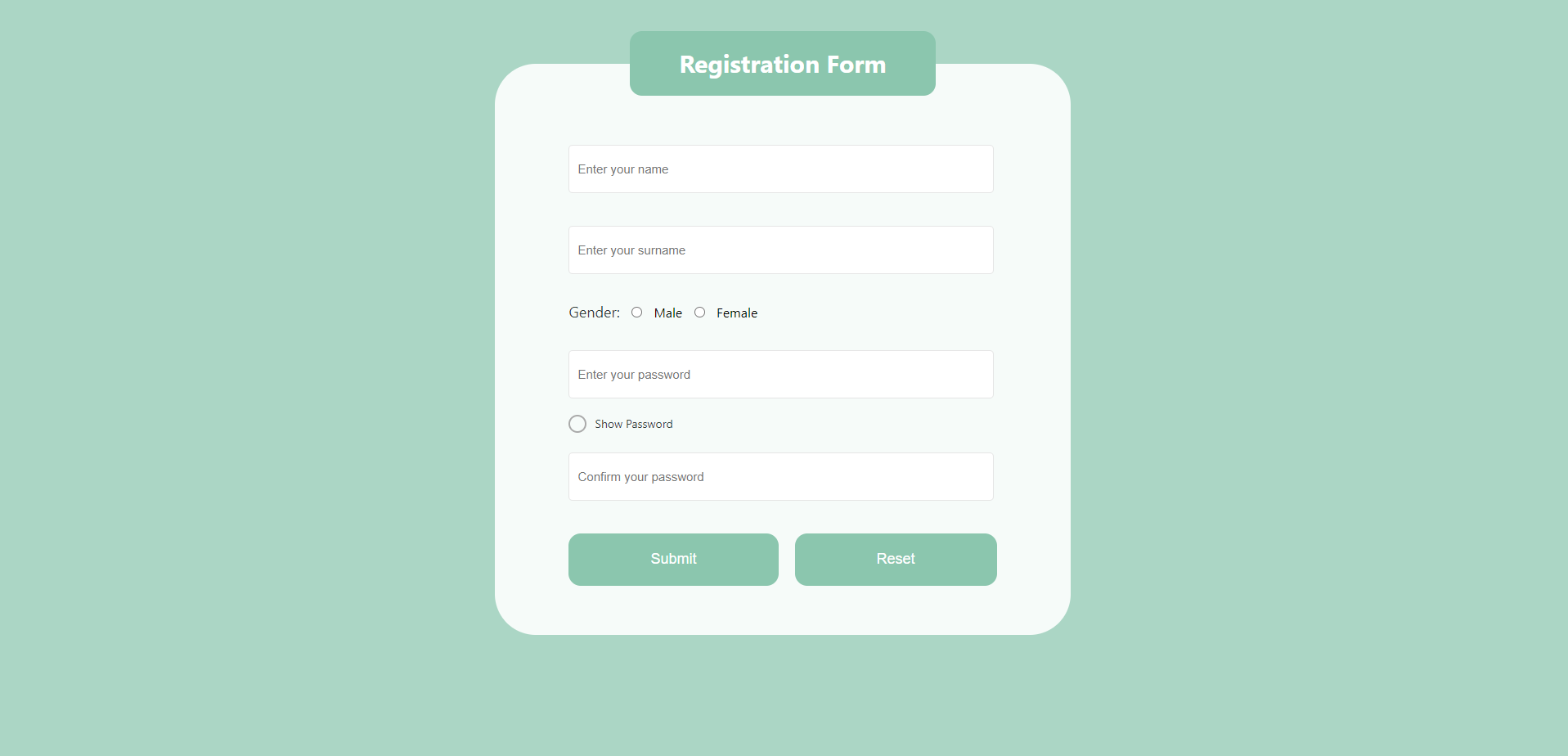 GitHub - e-liouta/regform: Assigment 1 - Front End Programming - HCI Master