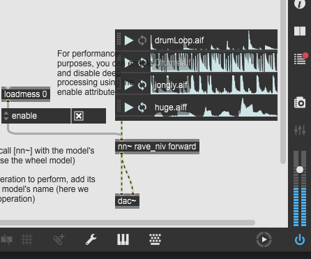 Audio Output on Enable , but no incoming audio · Issue #8 · acids-ircam/nn_tilde · GitHub