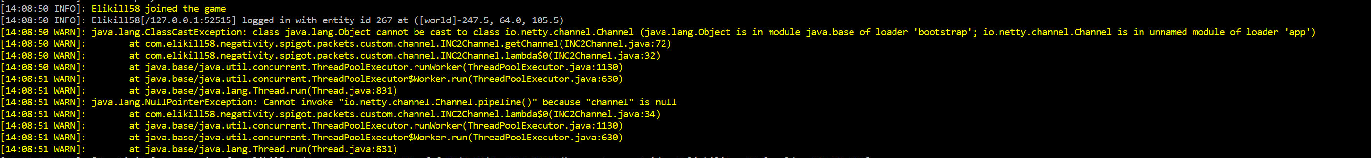 Failed to register packet listener · Issue #319 · Tuinity/Tuinity · GitHub