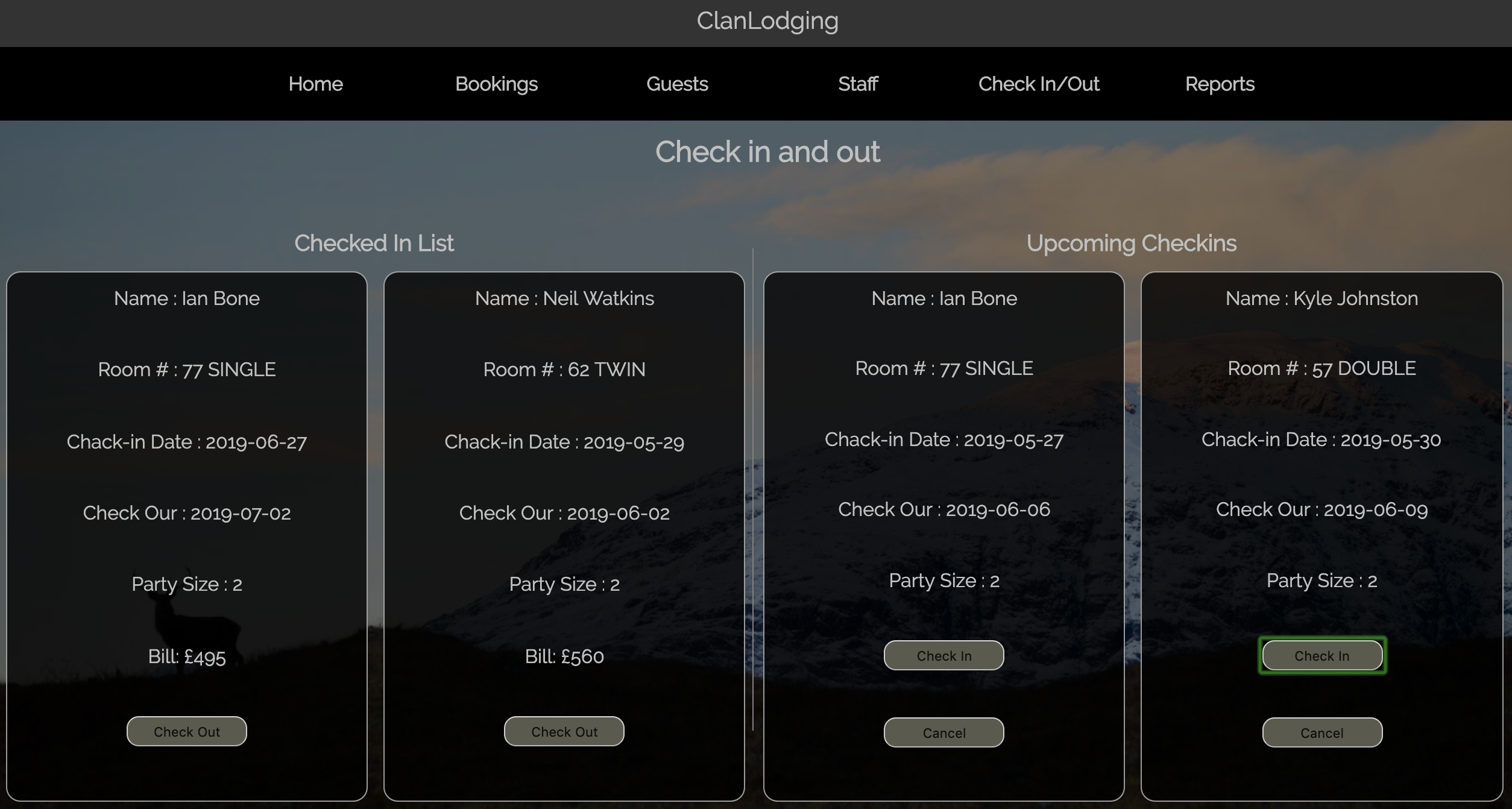 GitHub - ianbone1/ClanLodging: CodeClan Project Hotel Booking System using Java, JavaScript ...