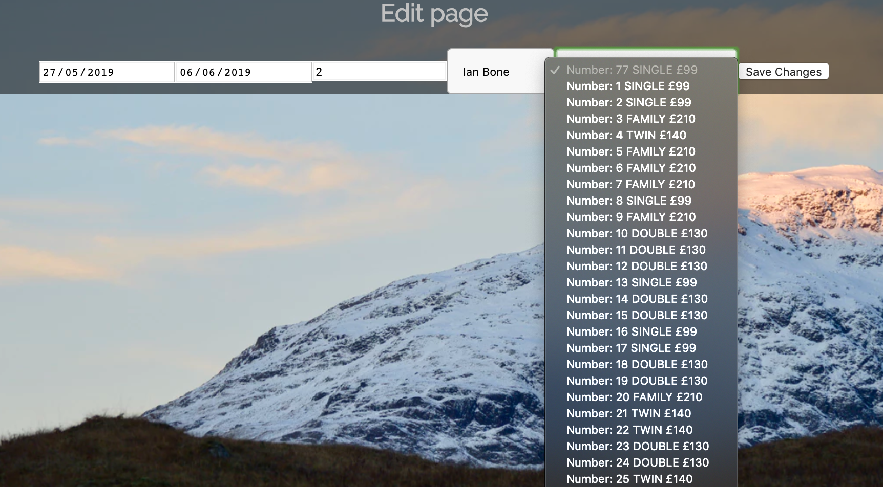 GitHub - ianbone1/ClanLodging: CodeClan Project Hotel Booking System using Java, JavaScript ...
