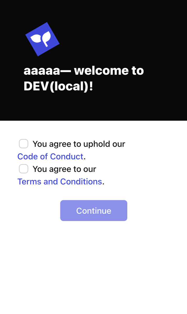 First onboarding screen is squished on mobile · Issue #15594 · forem/forem · GitHub