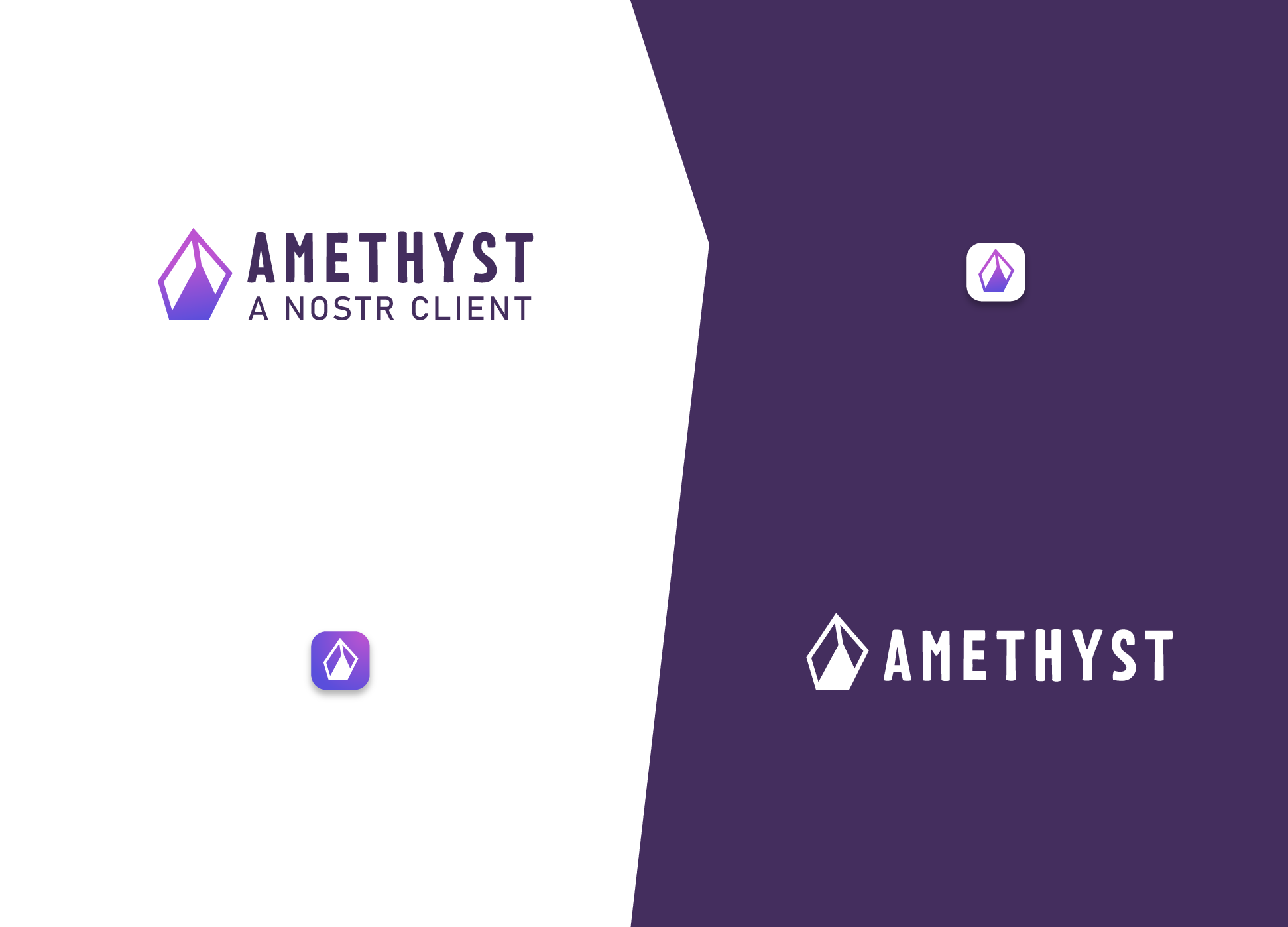 Logo proposal for Amethyst · Issue #229 · vitorpamplona/amethyst · GitHub