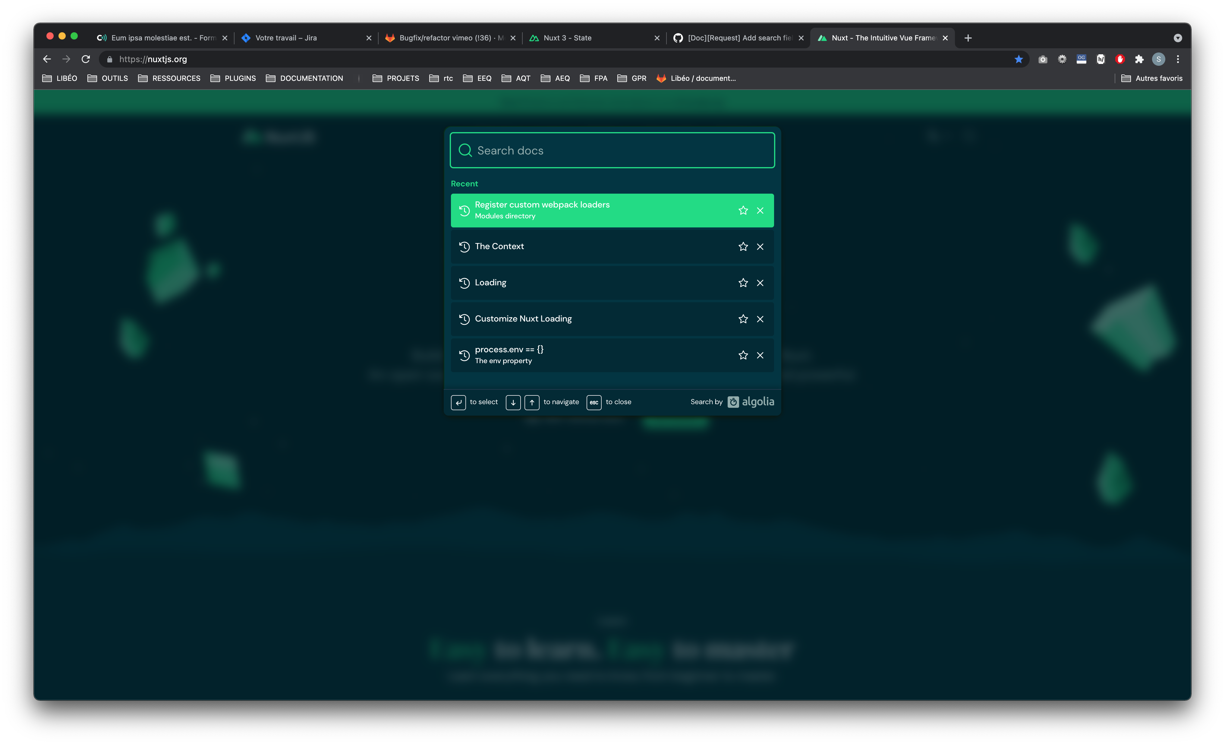 [Doc][Request] Add search field like in v2 docs · Issue #12007 · nuxt/nuxt · GitHub