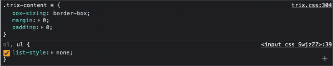 Trix field CSS is overwritten by Nova · Issue #4374 · laravel/nova-issues · GitHub