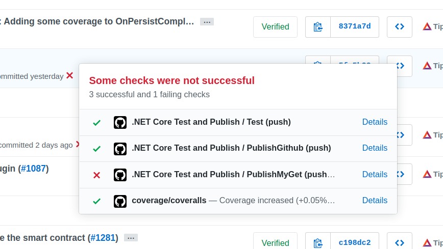 Workflows: PublishGithub & PublishMyGet · Issue #1309 · neo-project/neo · GitHub