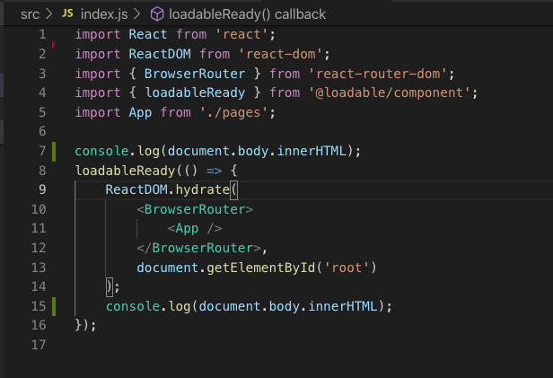Warning: Did not expect server HTML to contain a in . · Issue #557 · gregberge/loadable ...