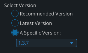 Modpack version selector for platforms that supports version selection (Like Technic) · Issue ...