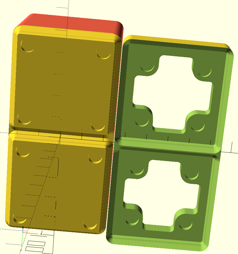 gridfinityBaseplate: magnet hold alignment not responsive to length parameter · Issue #124 ...