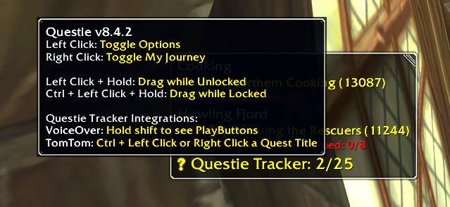 Questie Trackers Header Icon is hidden when the header is disabled. · Issue #4959 · Questie ...