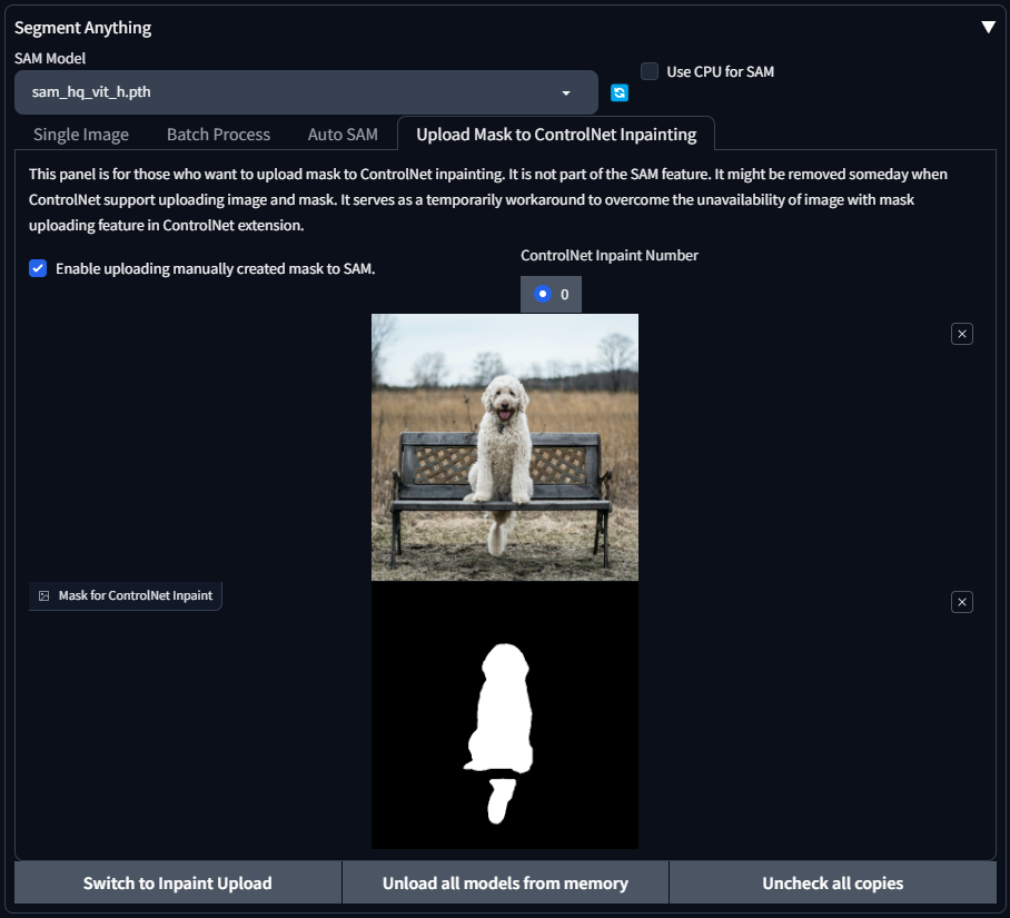 Add a "Inpaint upload" function for inpainting model · Mikubill sd ...
