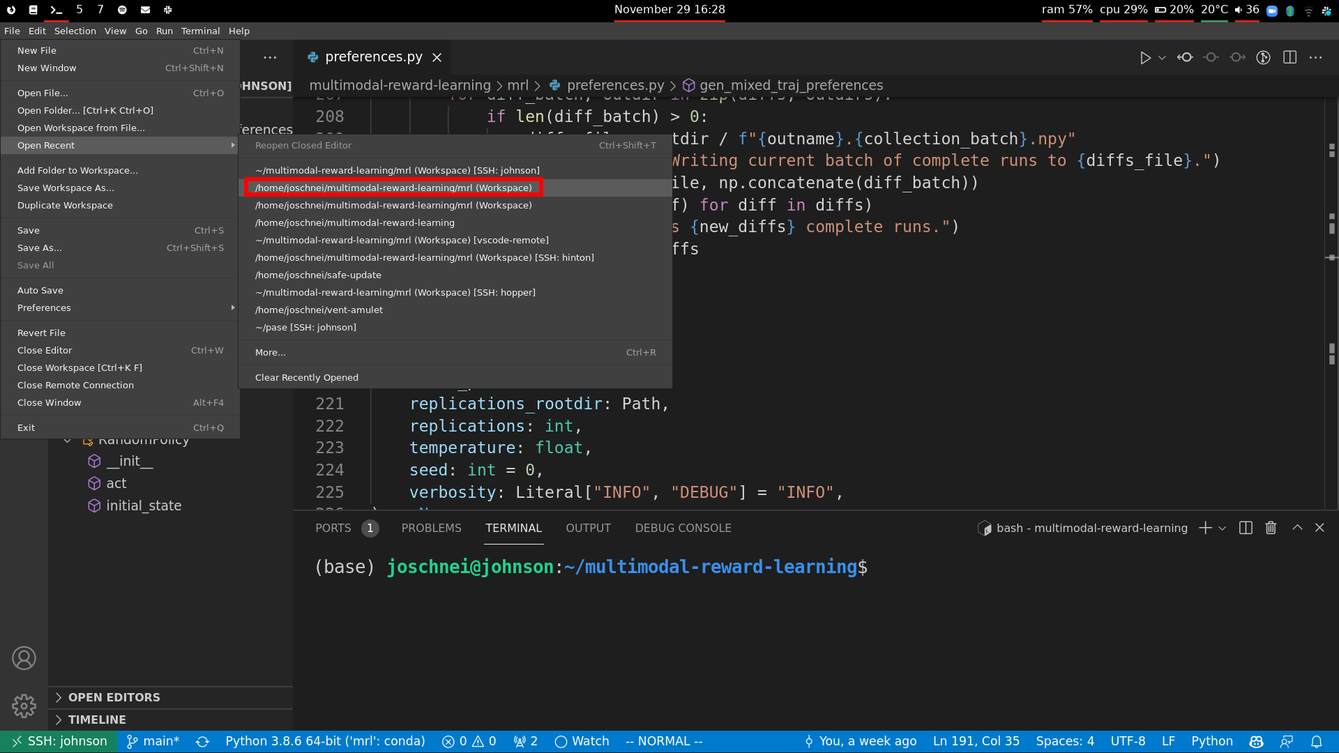 Impossible to tell local and remote copies of recent project when ...