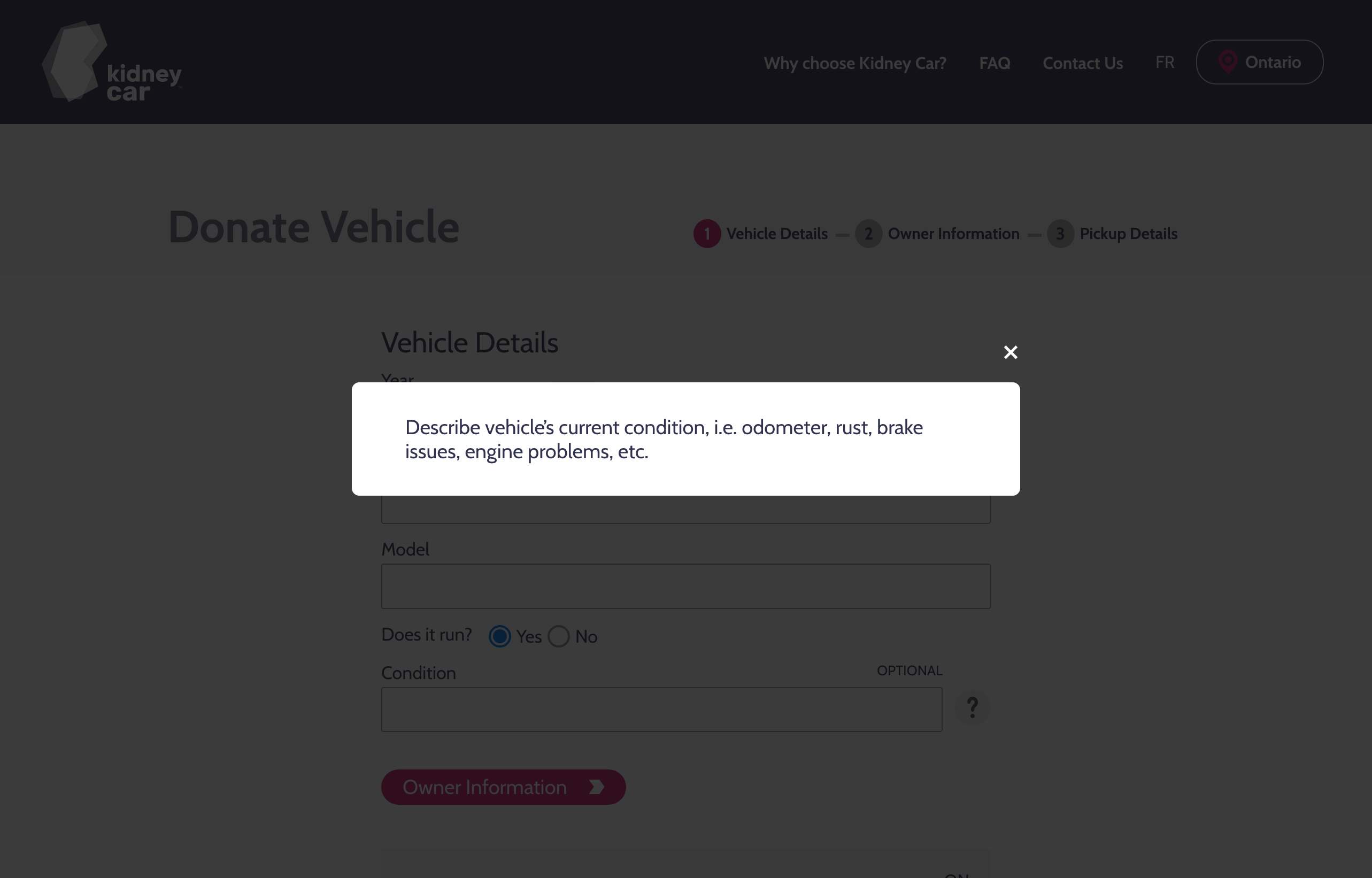 kidneycar.ca - Unable to close modal by clicking "x" · Issue #126937 · webcompat/web-bugs · GitHub