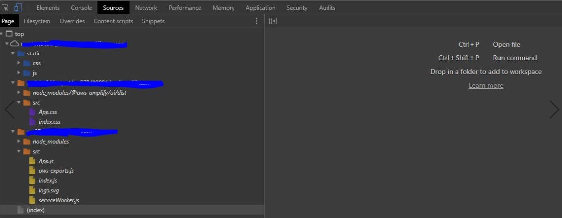 Aws-exports.js showing in production (major flaw) · Issue #2927 · aws-amplify/amplify-js · GitHub