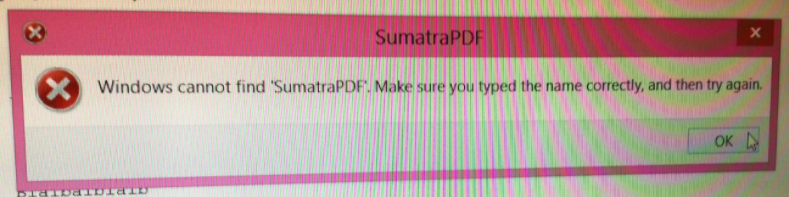 Error message pops up when you don't have SumatraPDF installed. · Issue #148 · Hannah-Sten ...