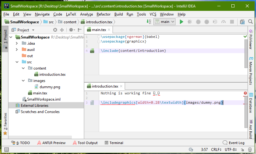 Allow LaTeX-Projects with multiple files · Issue #677 · Hannah-Sten ...