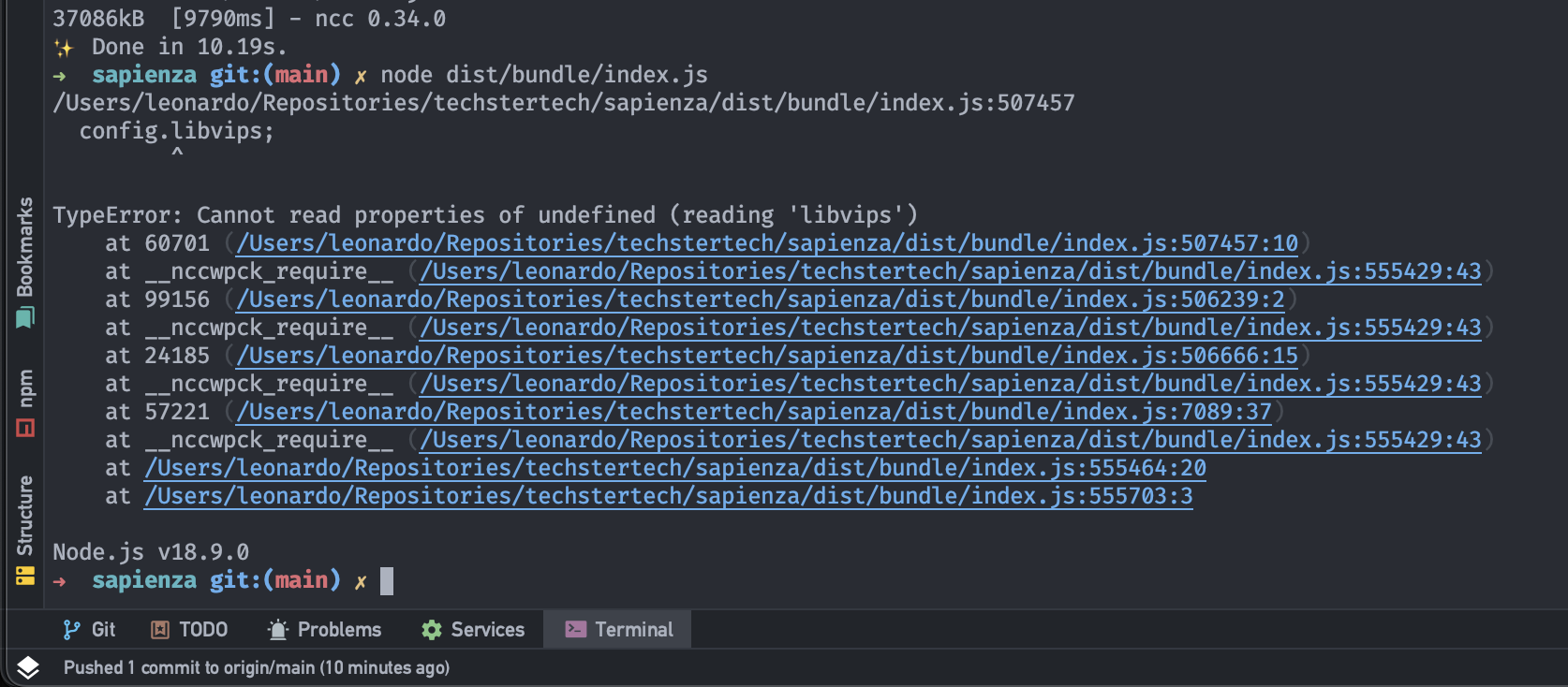 Cannot use ncc with "sharp" · Issue #991 · vercel/ncc · GitHub