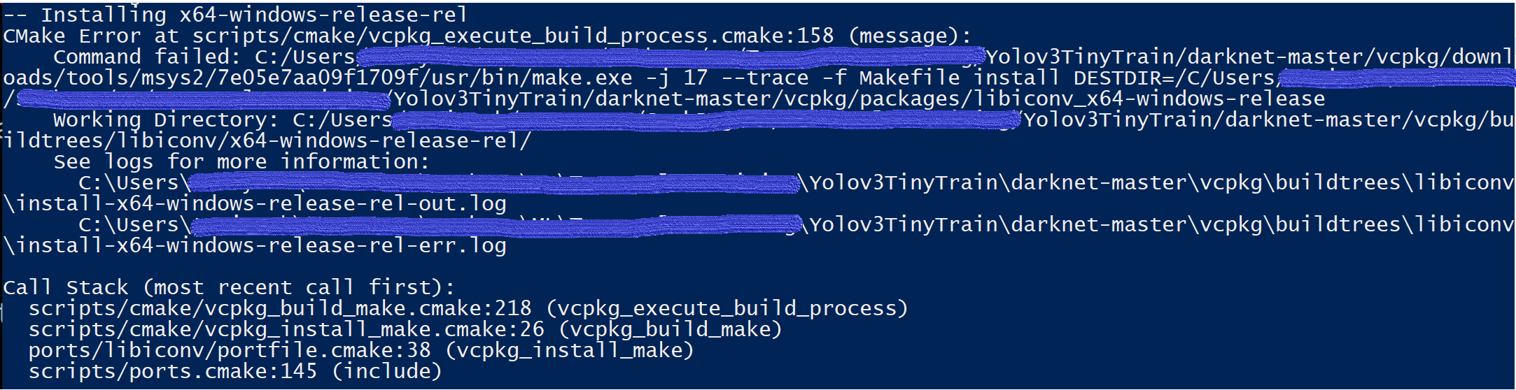[libiconv] build error · Issue #23633 · microsoft/vcpkg · GitHub