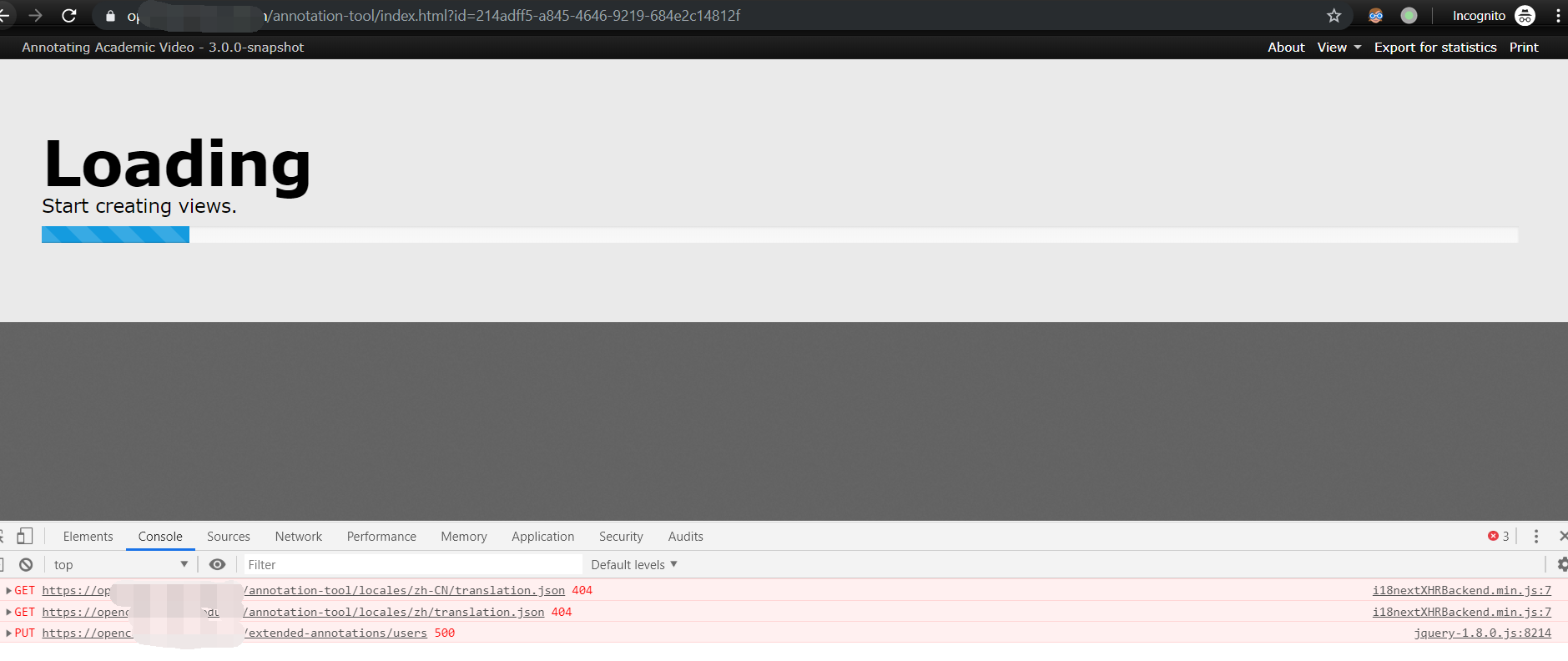 No "Annotation tool" can be selected on the Processing step of the Create event page. · Issue ...