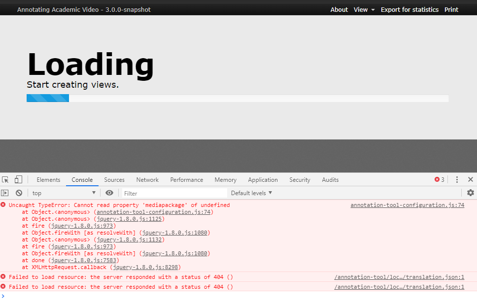 No "Annotation tool" can be selected on the Processing step of the Create event page. · Issue ...