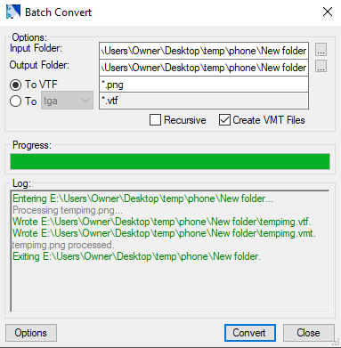 batch convert/convert folder not working · Issue #19 · Sky-rym/VTFEdit-Reloaded · GitHub